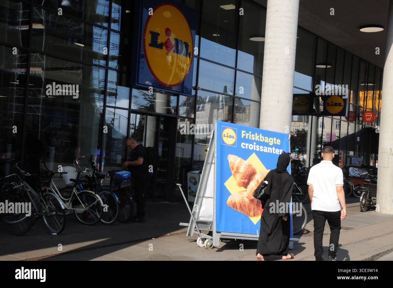Copenhagen/ Denmark/15 august 2025/German lidl grocery chain store n ...