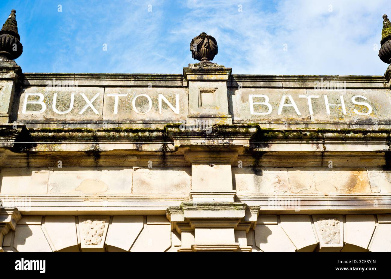 Buxton baths, Buxton, Derbyshire, England Stock Photo - Alamy
