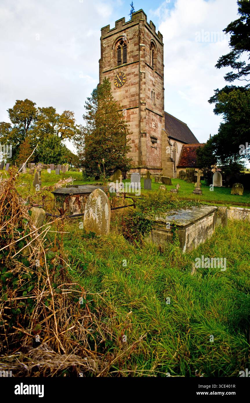 Ellastone church hi-res stock photography and images - Alamy
