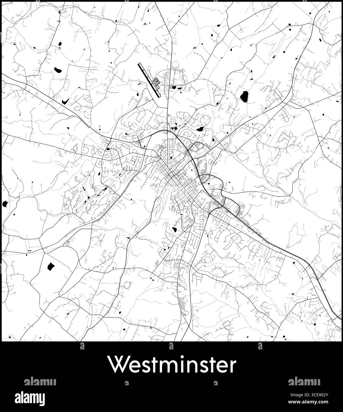 Westminster outline map Stock Vector Images - Alamy