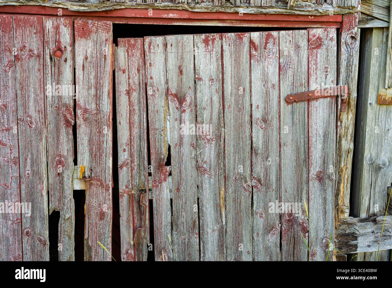 Old wooden port about to fall apart Stock Photo - Alamy
