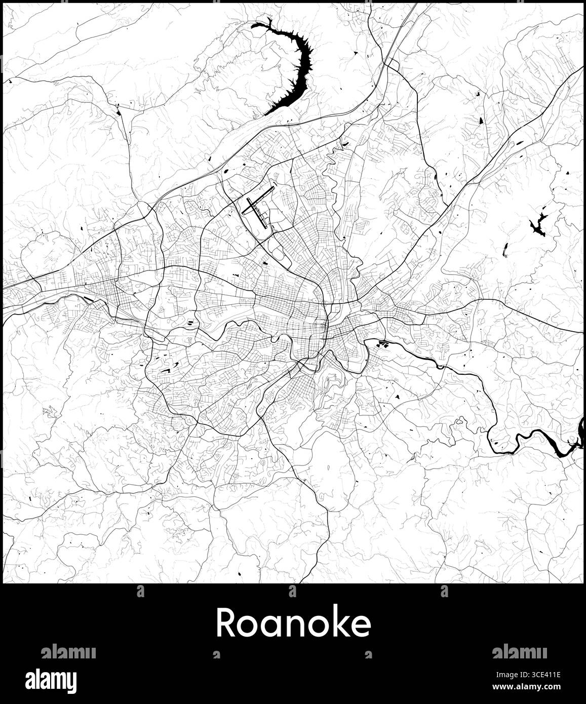 Roanoke outline Stock Vector Images - Alamy
