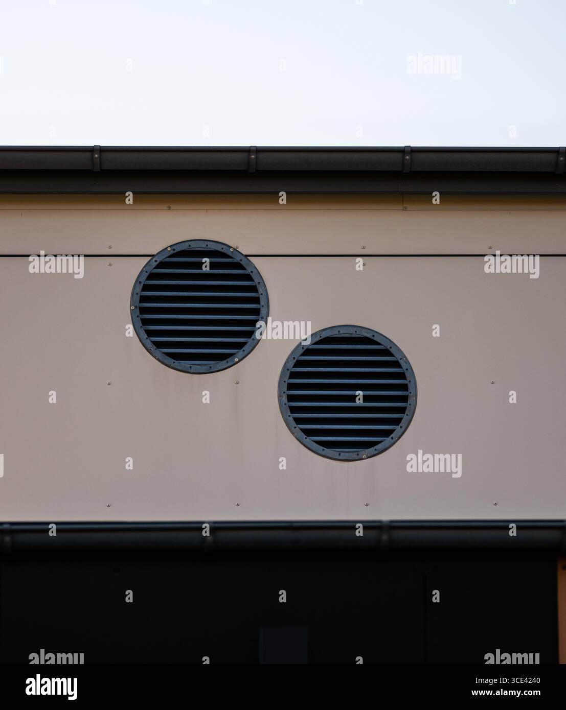 Two round air vents hi-res stock photography and images - Alamy