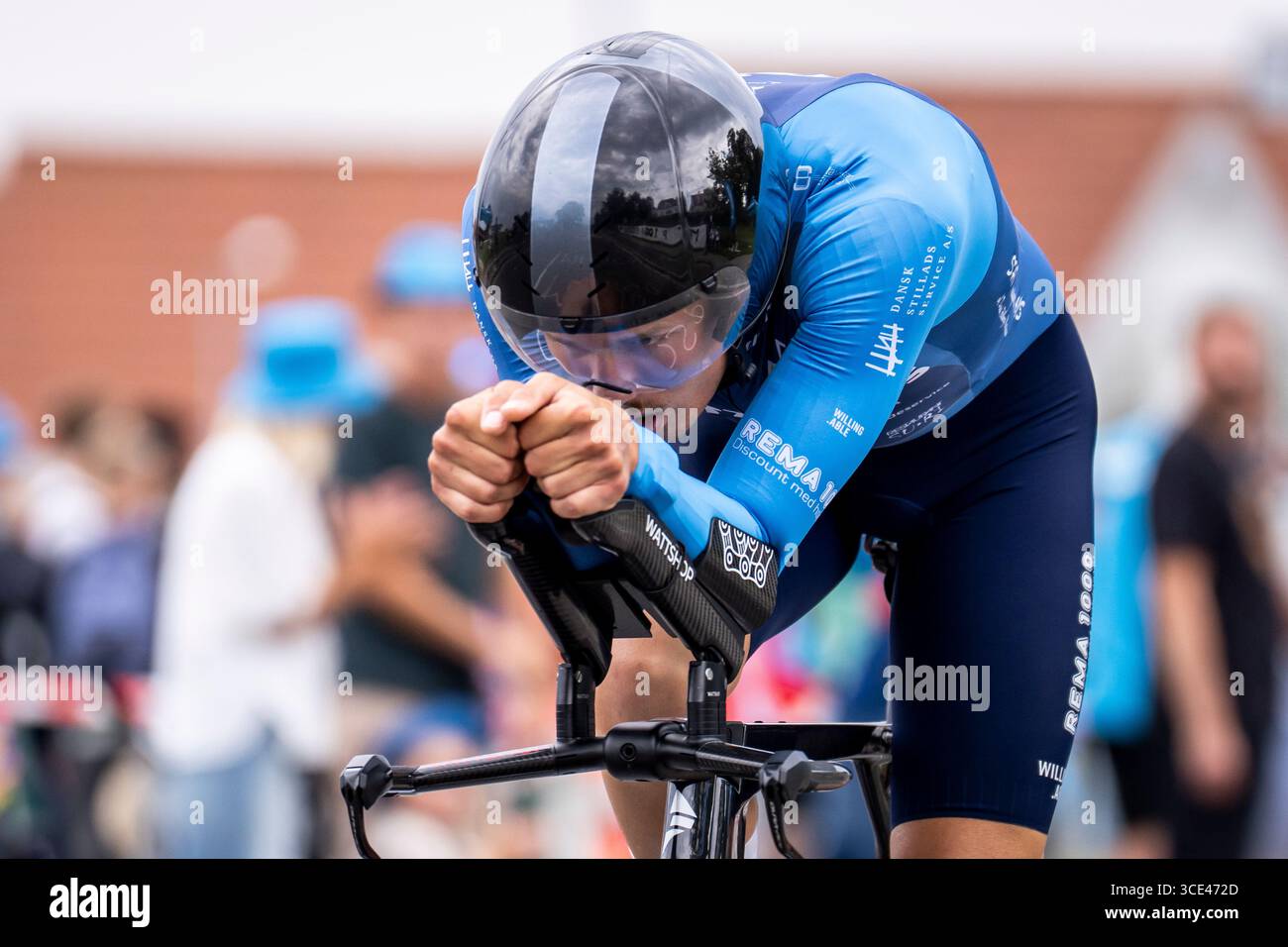 Kerteminde, Denmark. 14th Aug, 2025. Nikolaj Mengel of Airtox-Carl Ras ...