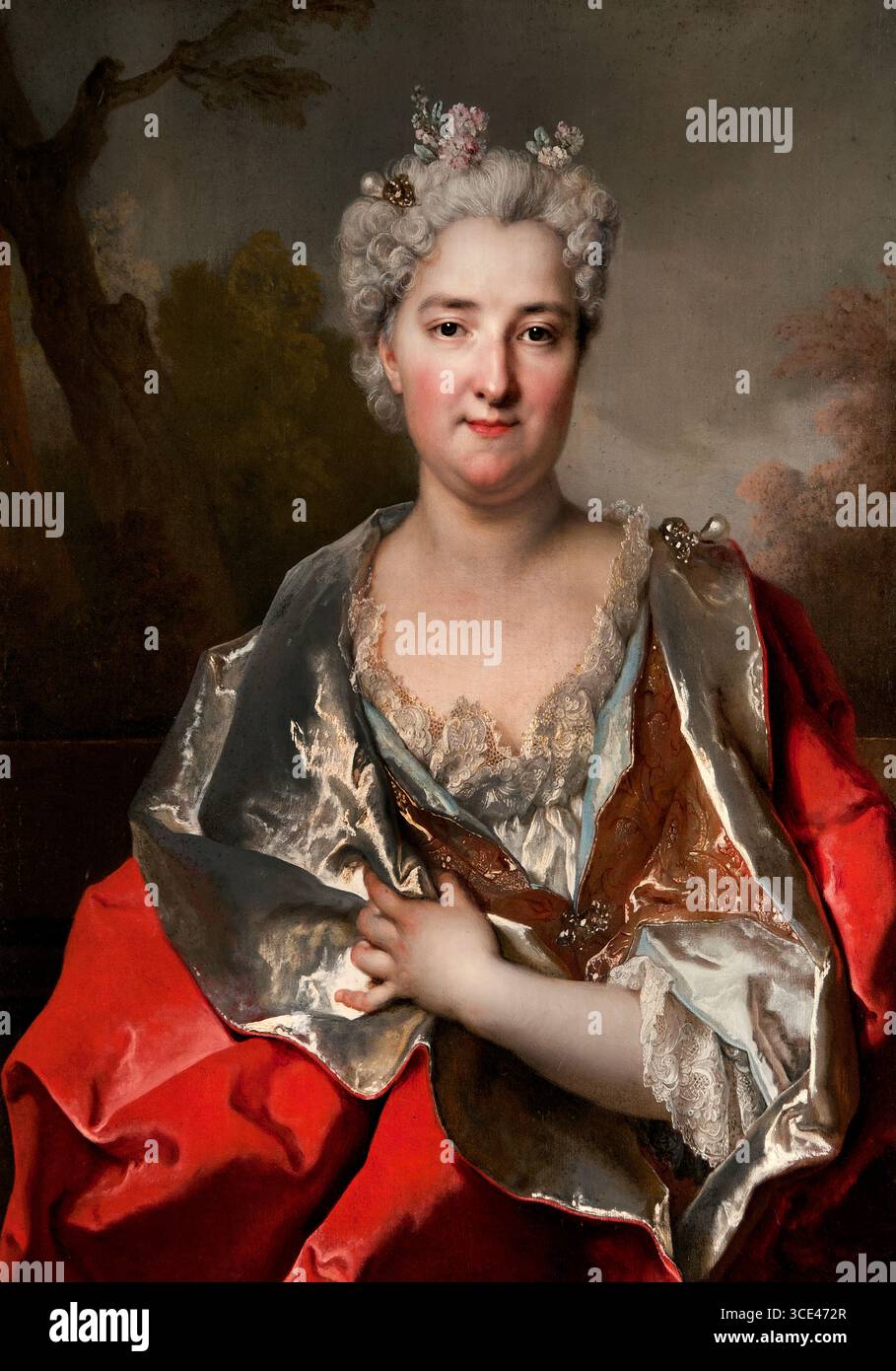 Anne Therese de Marquenat de Courcelles by Largilliere Nicolas de 1656 ...
