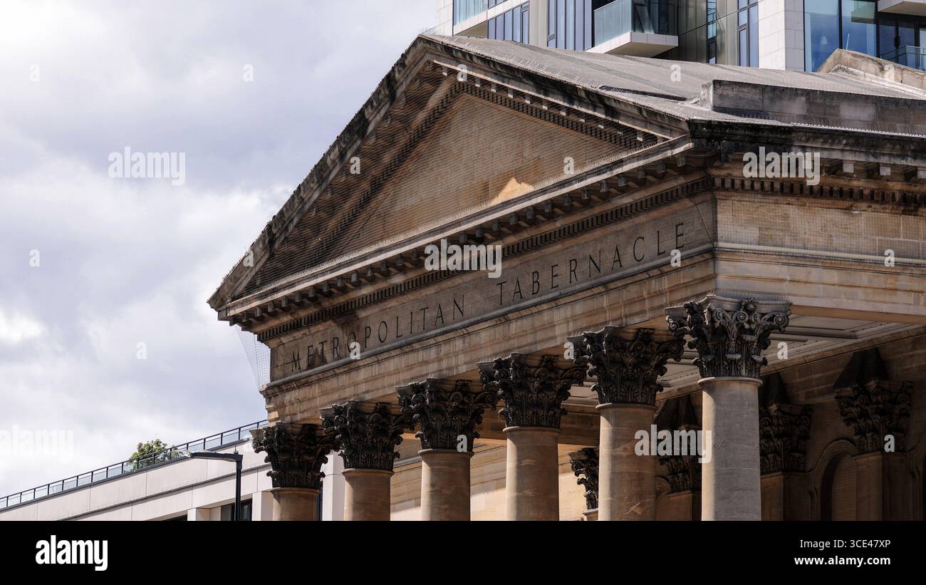 LONDON, UK - AUGUST 5, 2025 - Metropolitan Tabernacle Baptist church ...