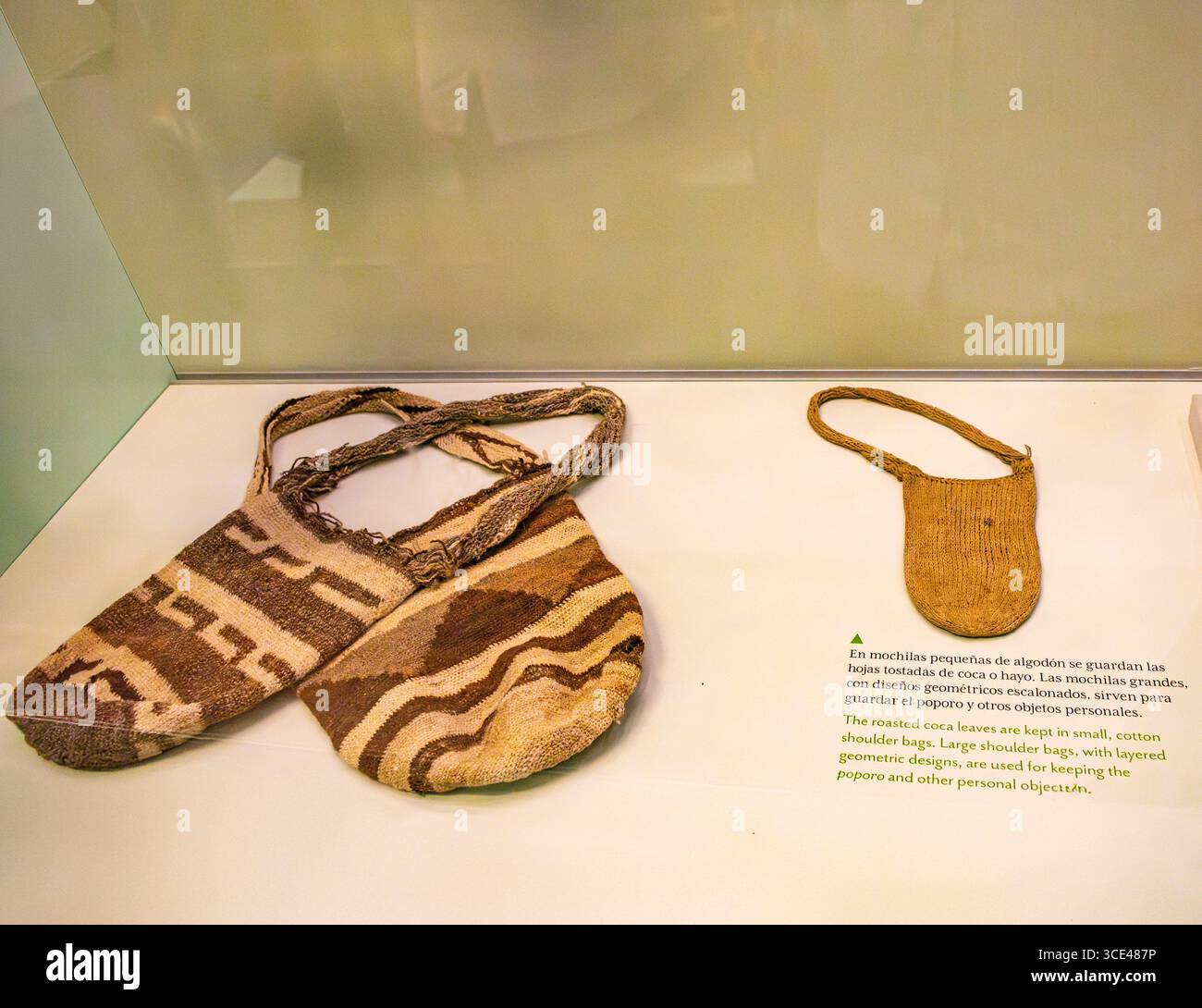 Exhibition of traditional bags made from cotton, showcasing intricate ...