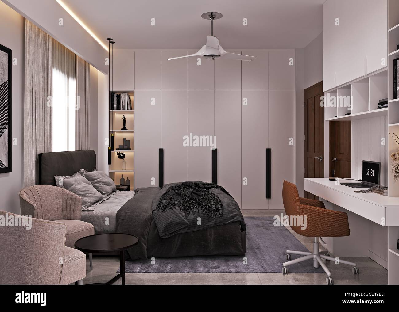 Modern Interior design, corridor , Entry , Foyer design Stock Photo - Alamy