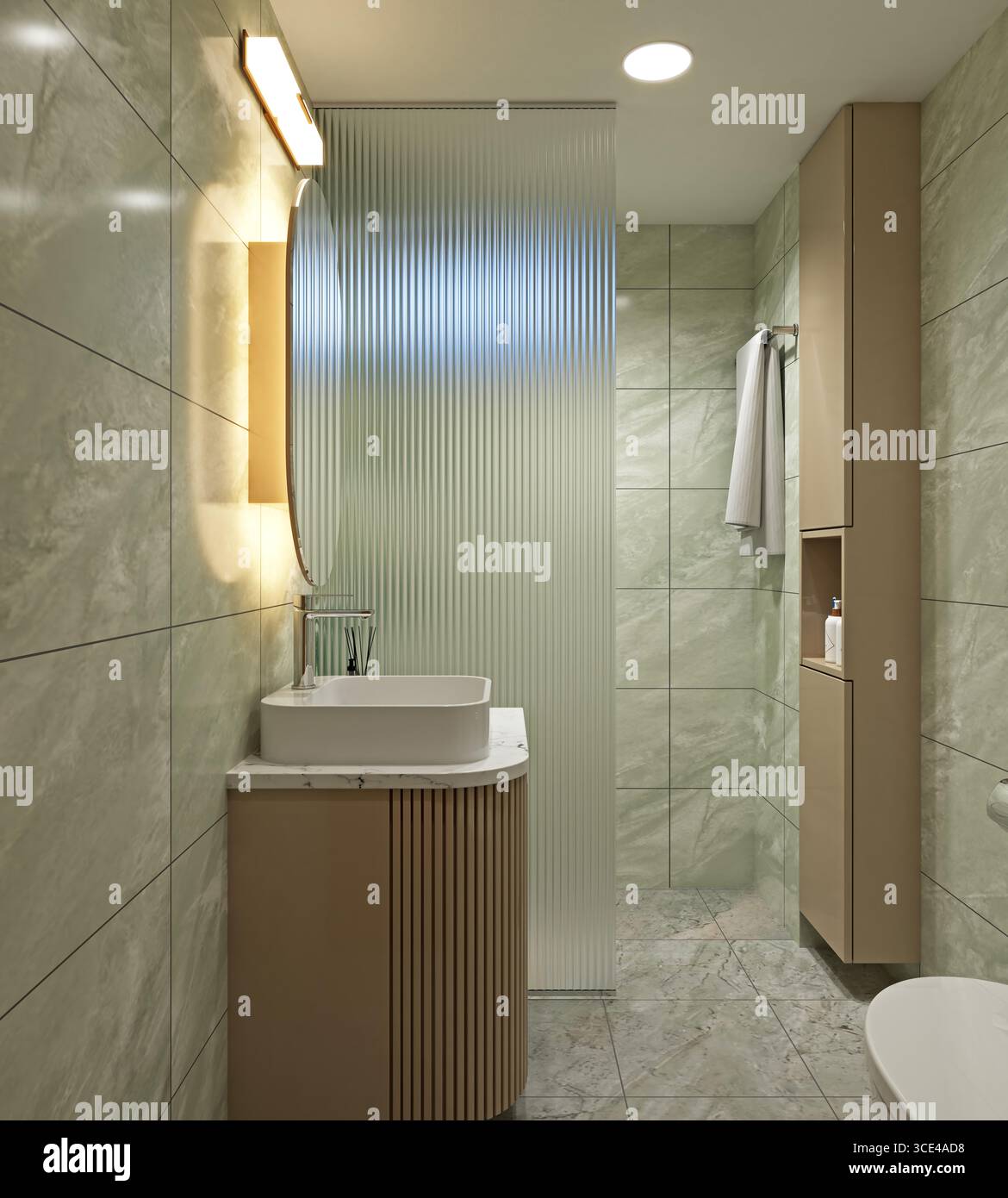 Modern Interior design, corridor , Entry , Foyer design Stock Photo - Alamy