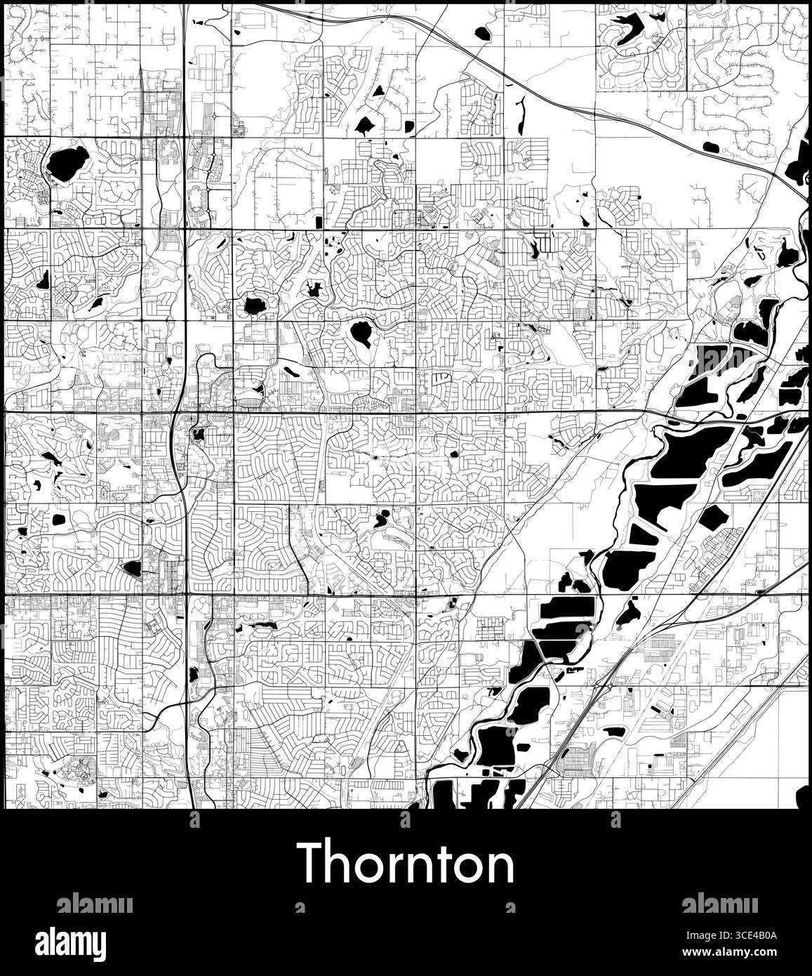 Thornton map Black and White Stock Photos & Images - Alamy