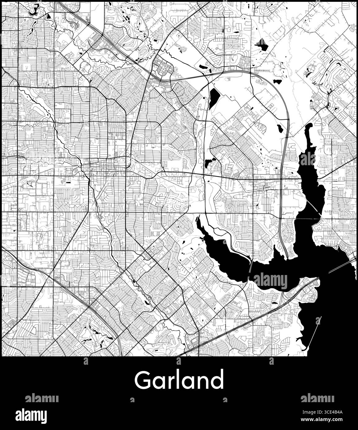 Garland city united states Stock Vector Images - Alamy