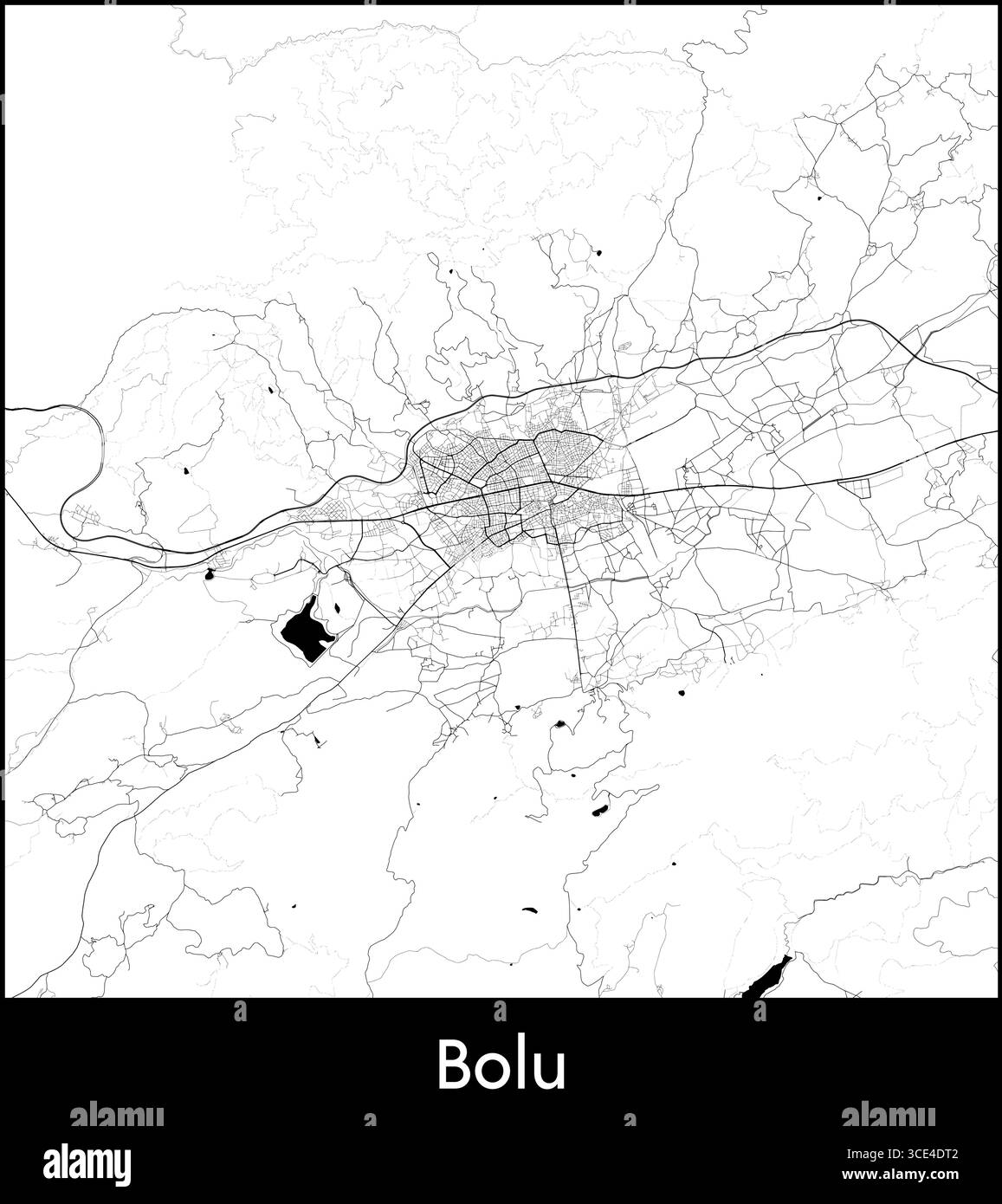 Bolu city map hi-res stock photography and images - Alamy