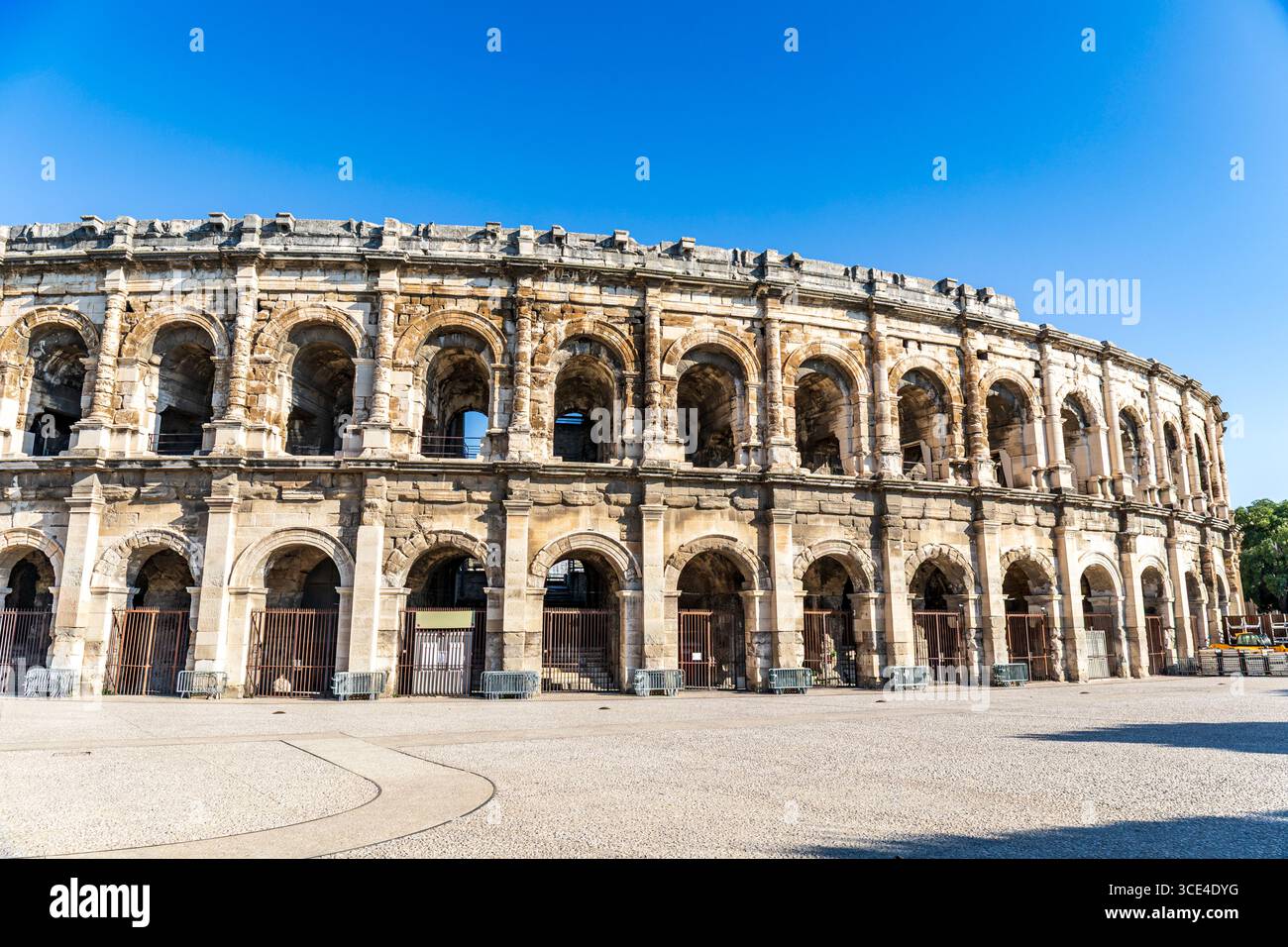 The Arena of Nimes is a Roman amphitheatre in Nimes, Southern France ...