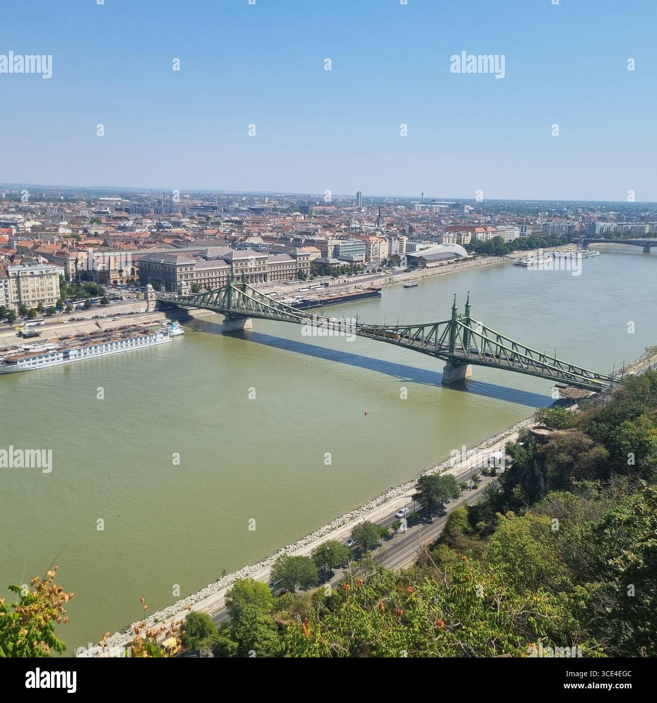 Liberty bridge budapest hungary smartphone stock photos and images - Alamy