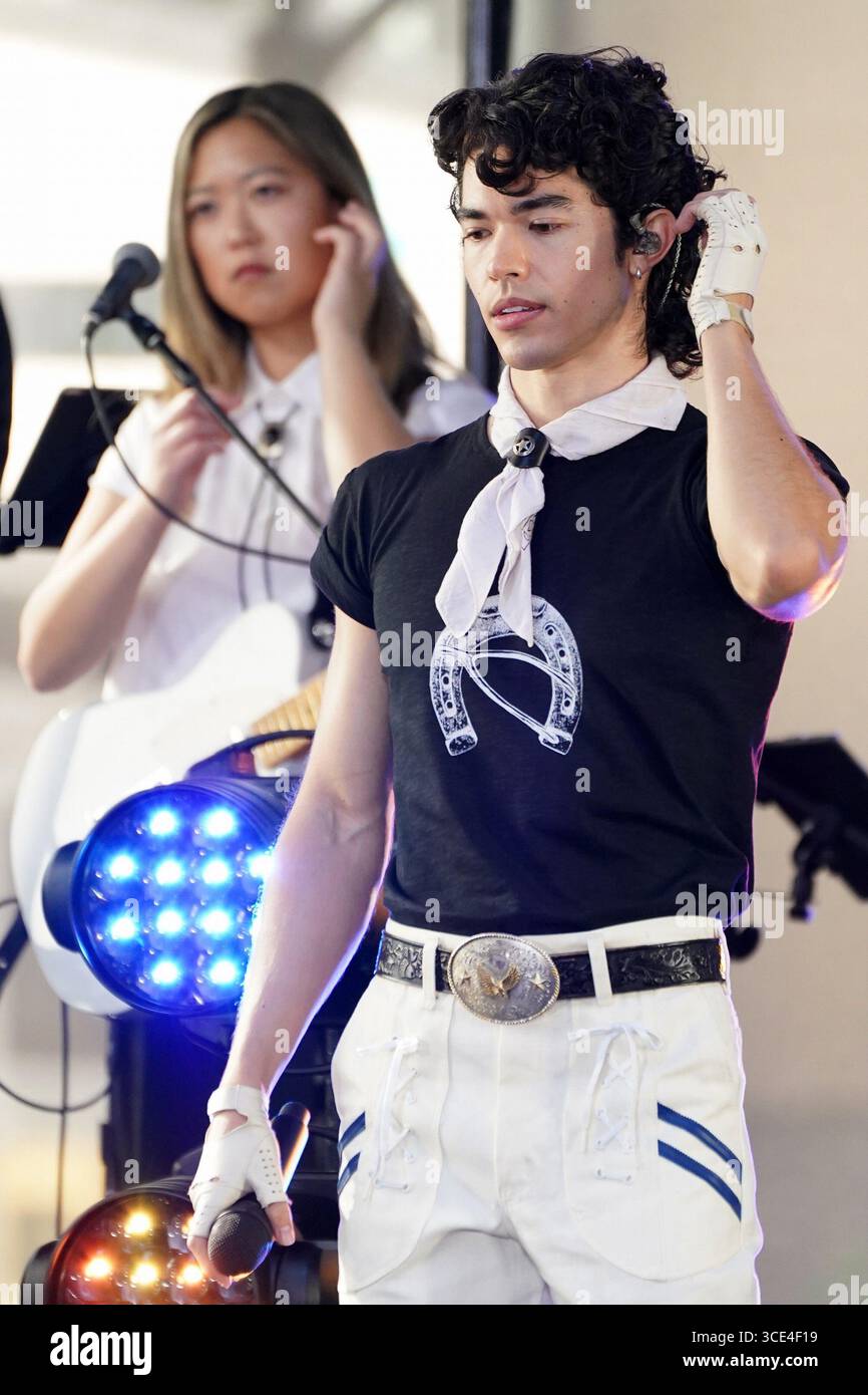 Ny. 15th Aug, 2025. Conan Gray on stage for NBC Today Show Citi Concert ...