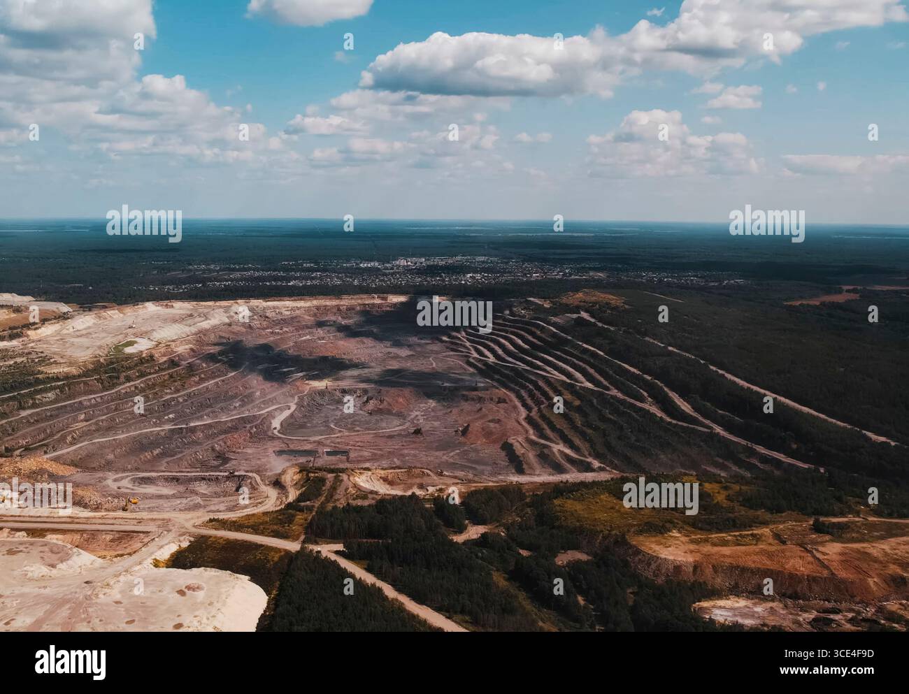 Open pit quarry type hi-res stock photography and images - Alamy