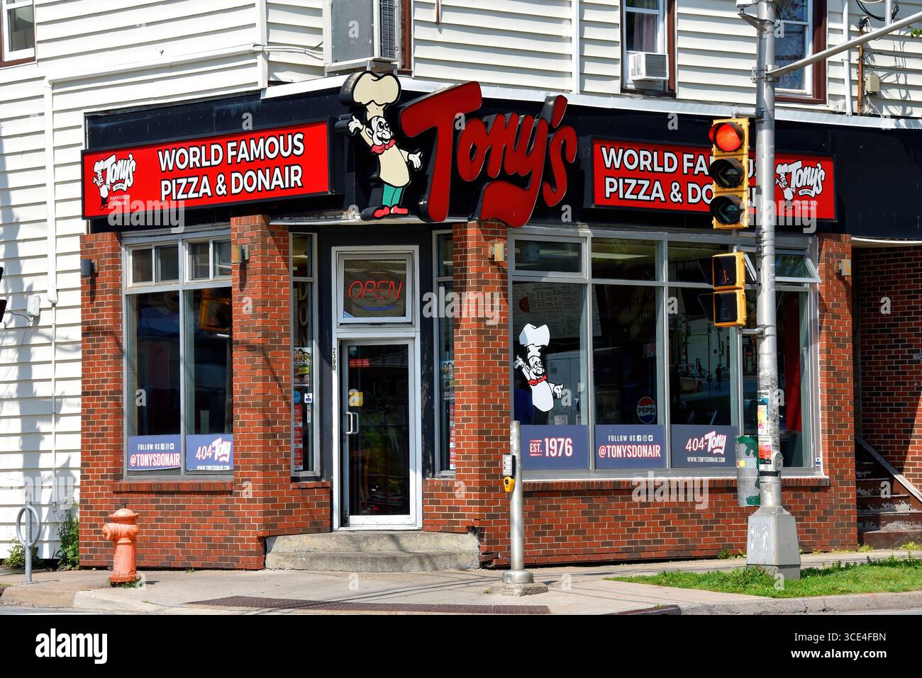 Halifax, Canada - July 30, 2025: Tony’s World Famous Pizza and Donair ...