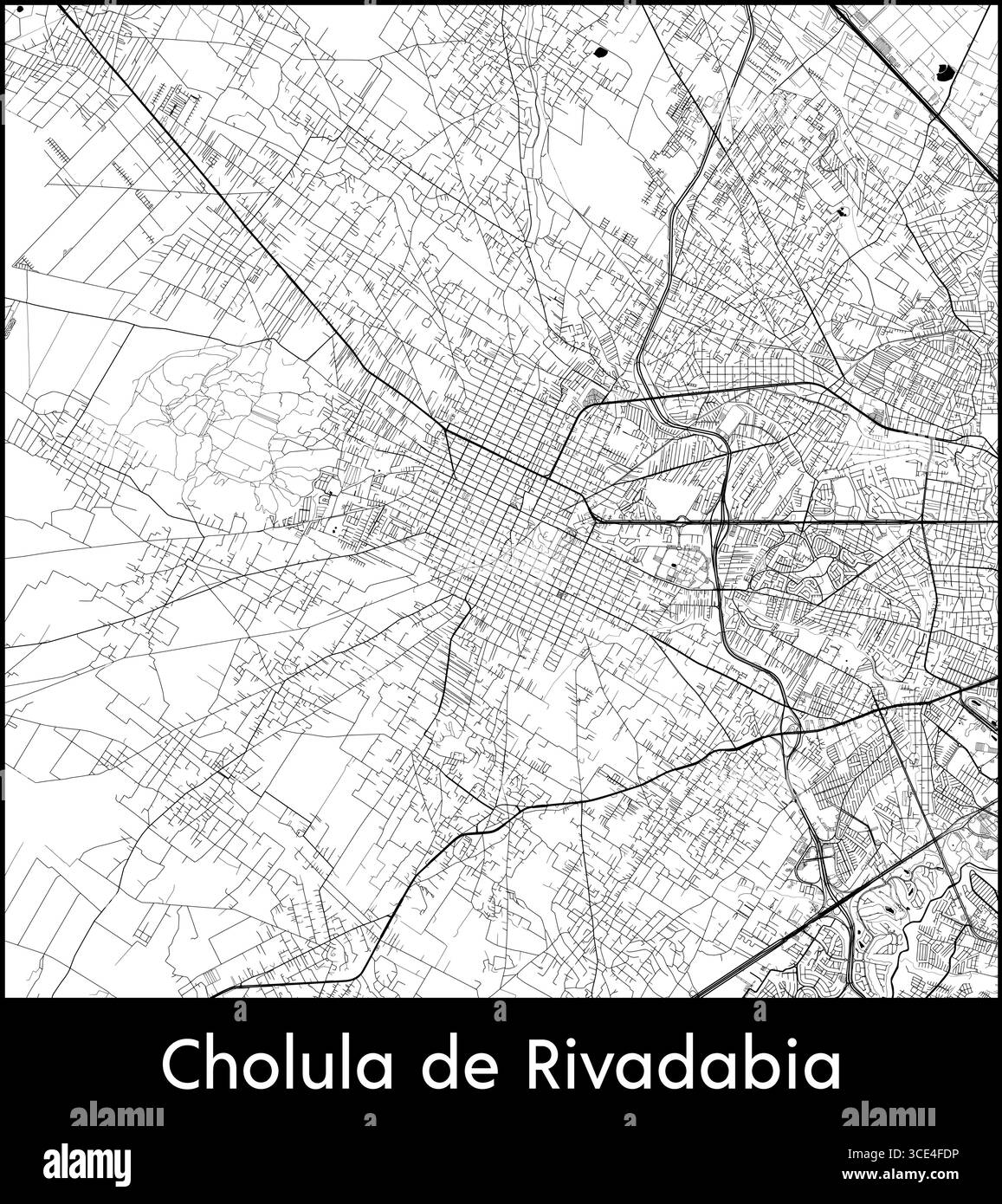 Mexico cholula de rivadabia Stock Vector Images - Alamy
