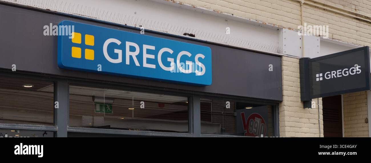 Greggs logo 2025 hi-res stock photography and images - Alamy