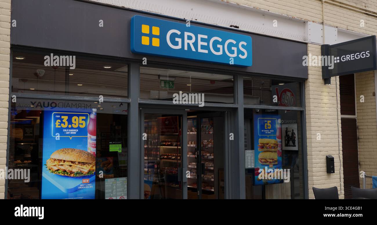Cardiff uk august 2025 greggs hi-res stock photography and images - Alamy