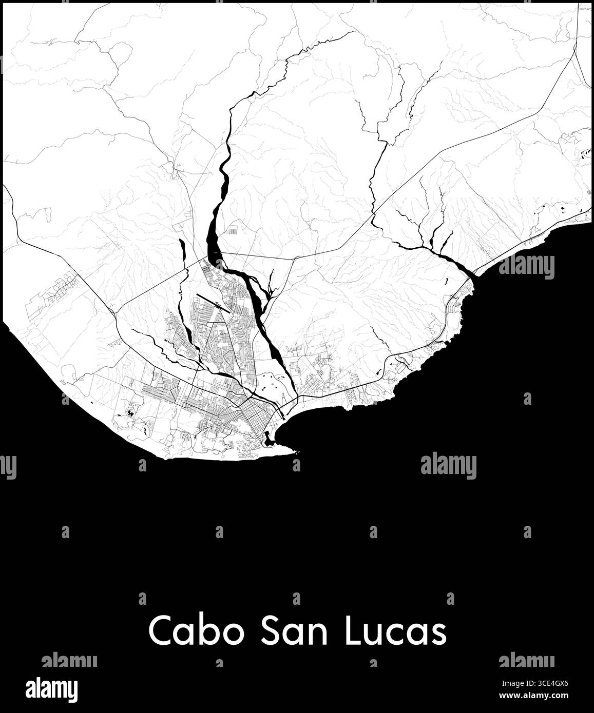 Cabo san lucas city Stock Vector Images - Alamy