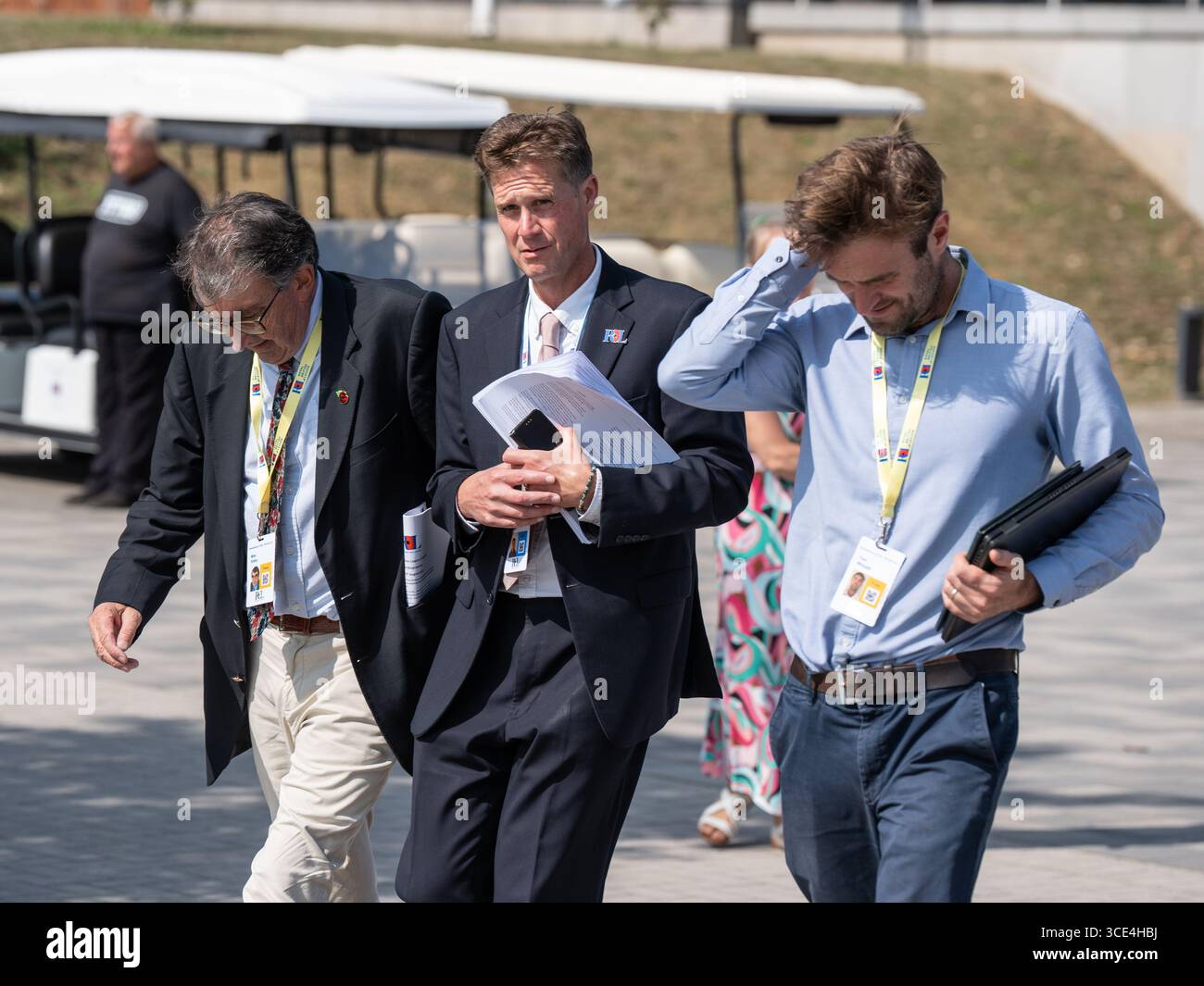 Alrewas, UK. 15th Aug 2025. King Charles III, The Prime Minister Sir ...