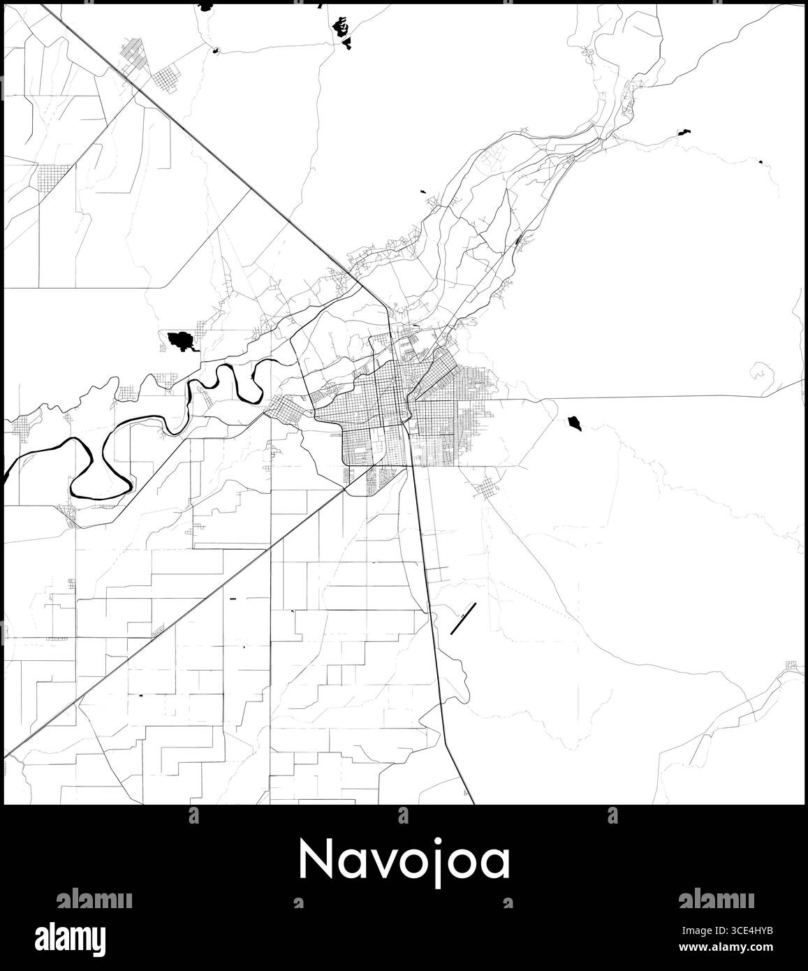 Navojoa map hi-res stock photography and images - Alamy
