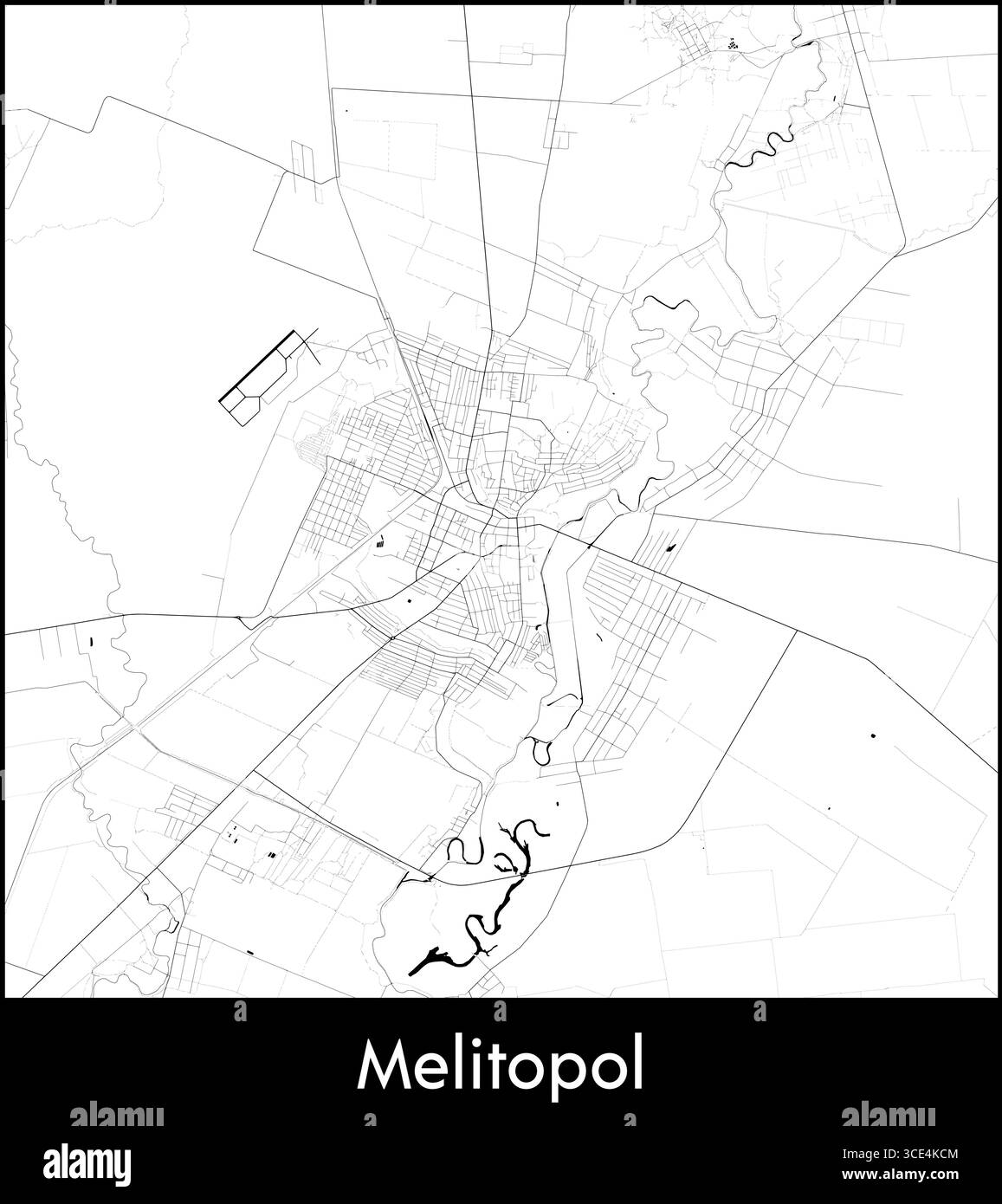 Melitopol city map hi-res stock photography and images - Alamy