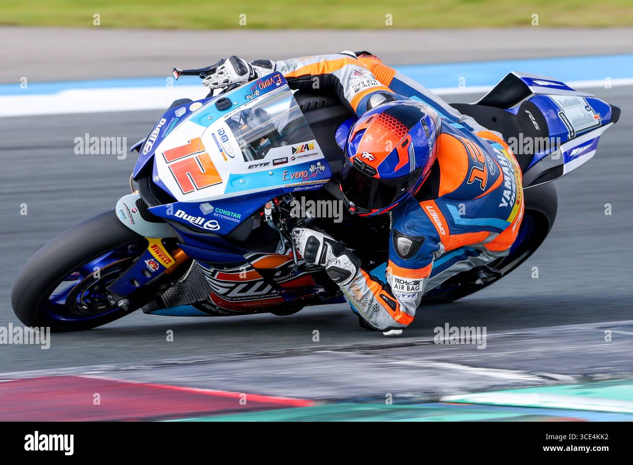 Dylan Czarkowski of Team SWPN competing in the IDM Supersport ...