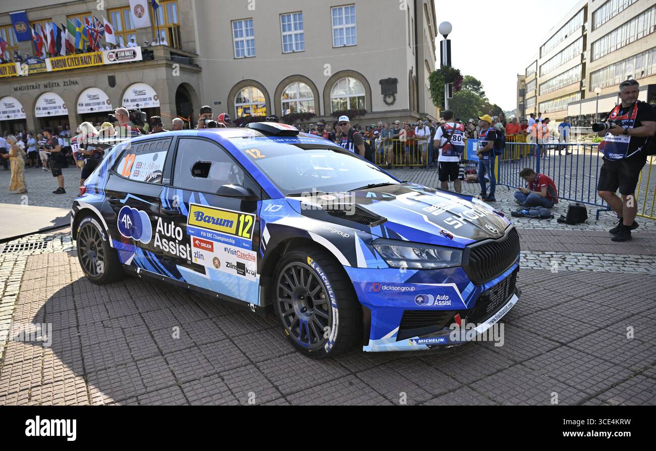 Zlin, Czech Republic. 15th Aug, 2025. Barum Czech Rally Zlin, European ...