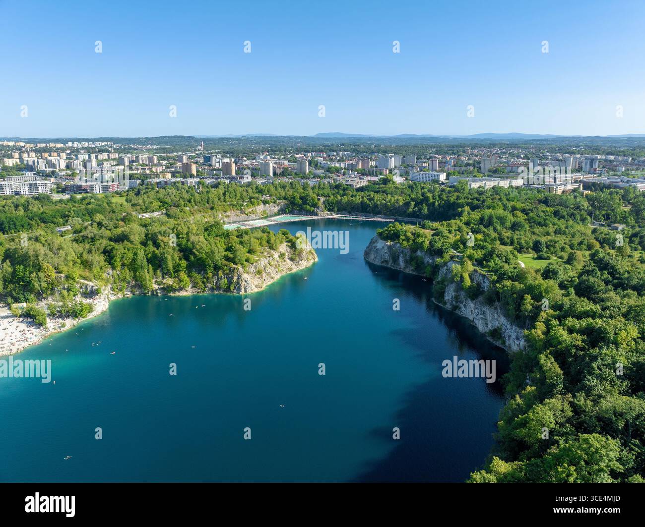 Lake cliffs in zakrzowek hi-res stock photography and images - Alamy