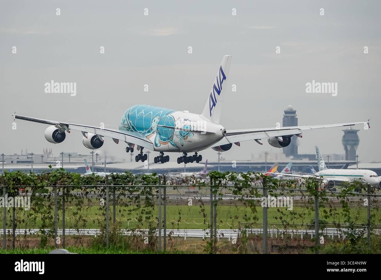 Tokyo, Japan - Oct 16, 2024. JA382A All Nippon Airways Airbus A380 ...