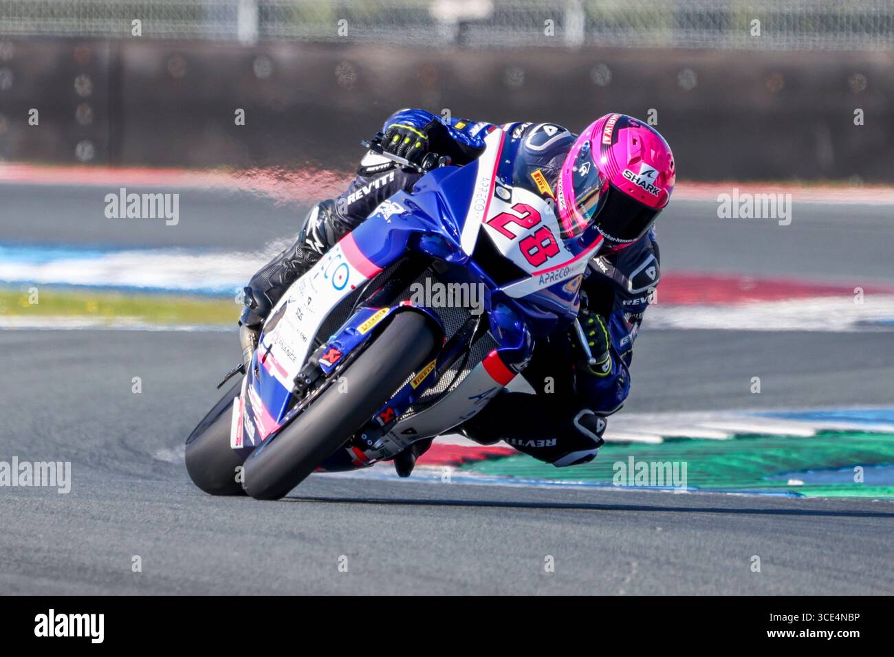 Lennox Lehmann of Apreco Ten Kate Yamaha Racing competing in the IDM ...