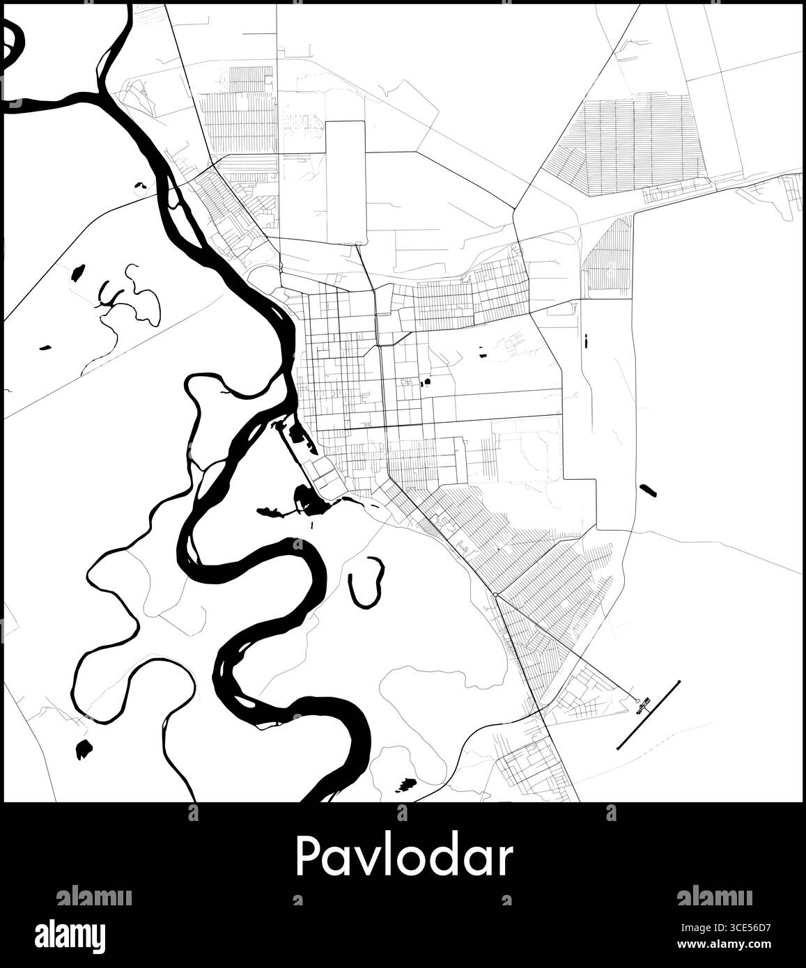 Pavlodar Black and White Stock Photos & Images - Alamy