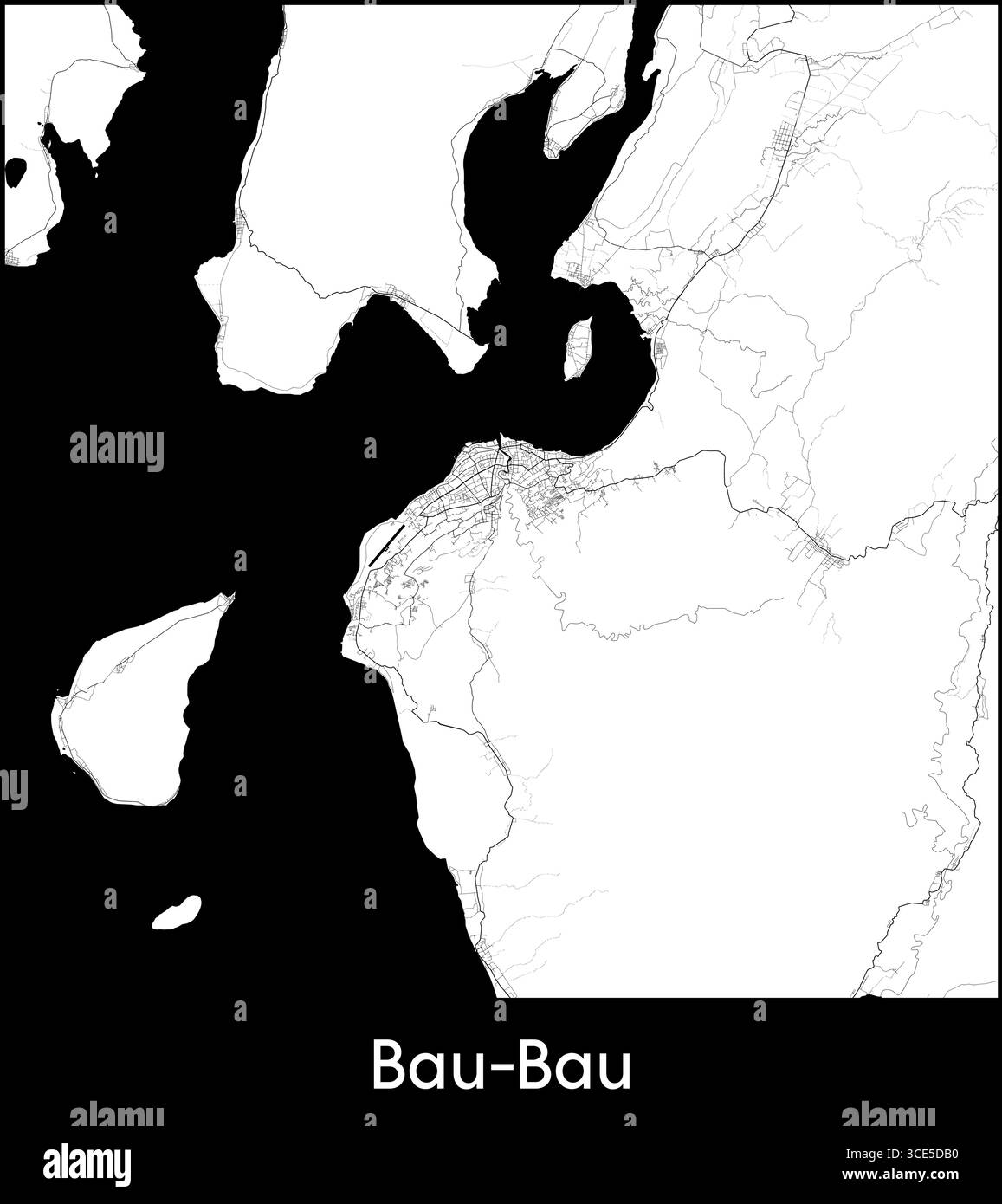 Bau bau vector map hi-res stock photography and images - Alamy
