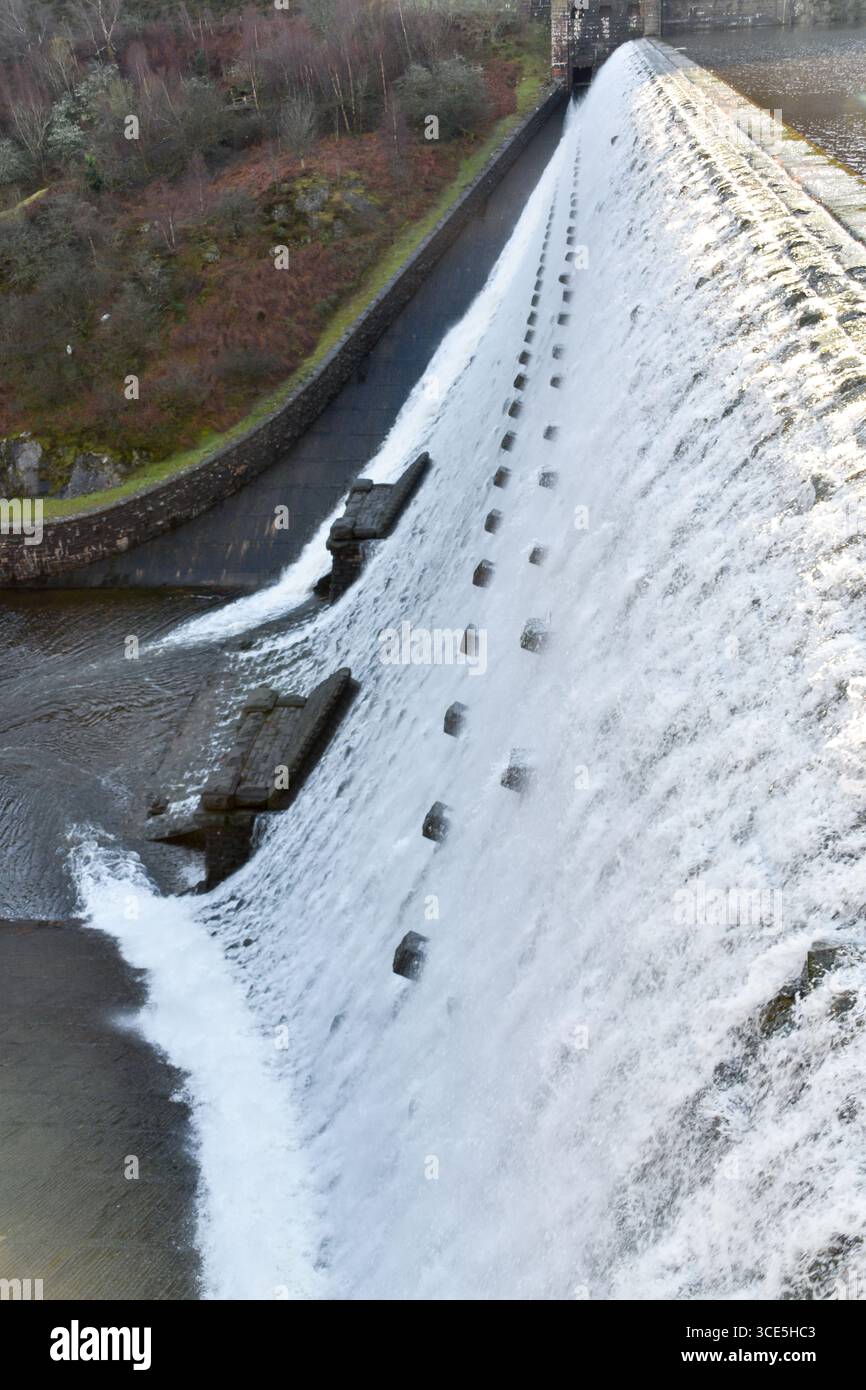 Elan Valley Dams In Wales Stock Photo - Alamy