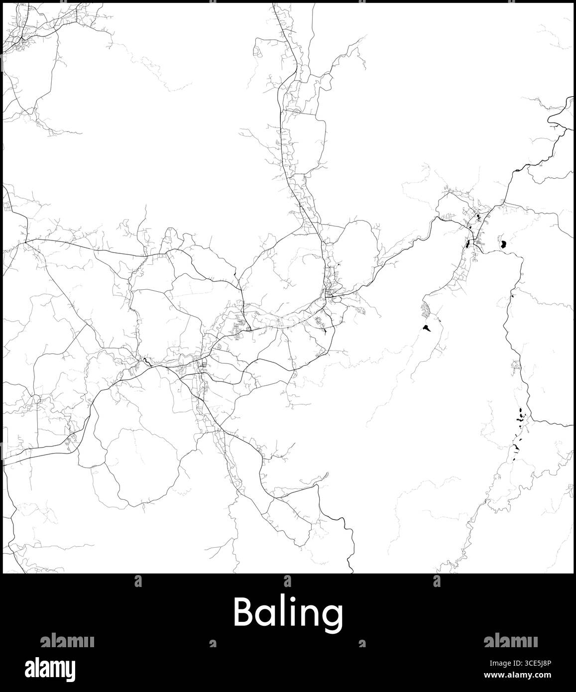 Baling street map Stock Vector Images - Alamy