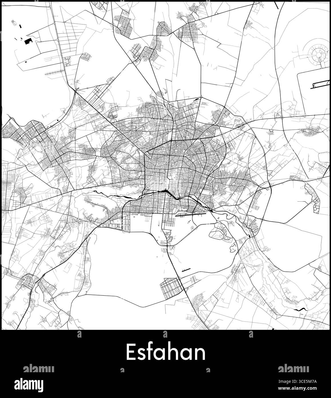 Esfahan city Stock Vector Images - Alamy