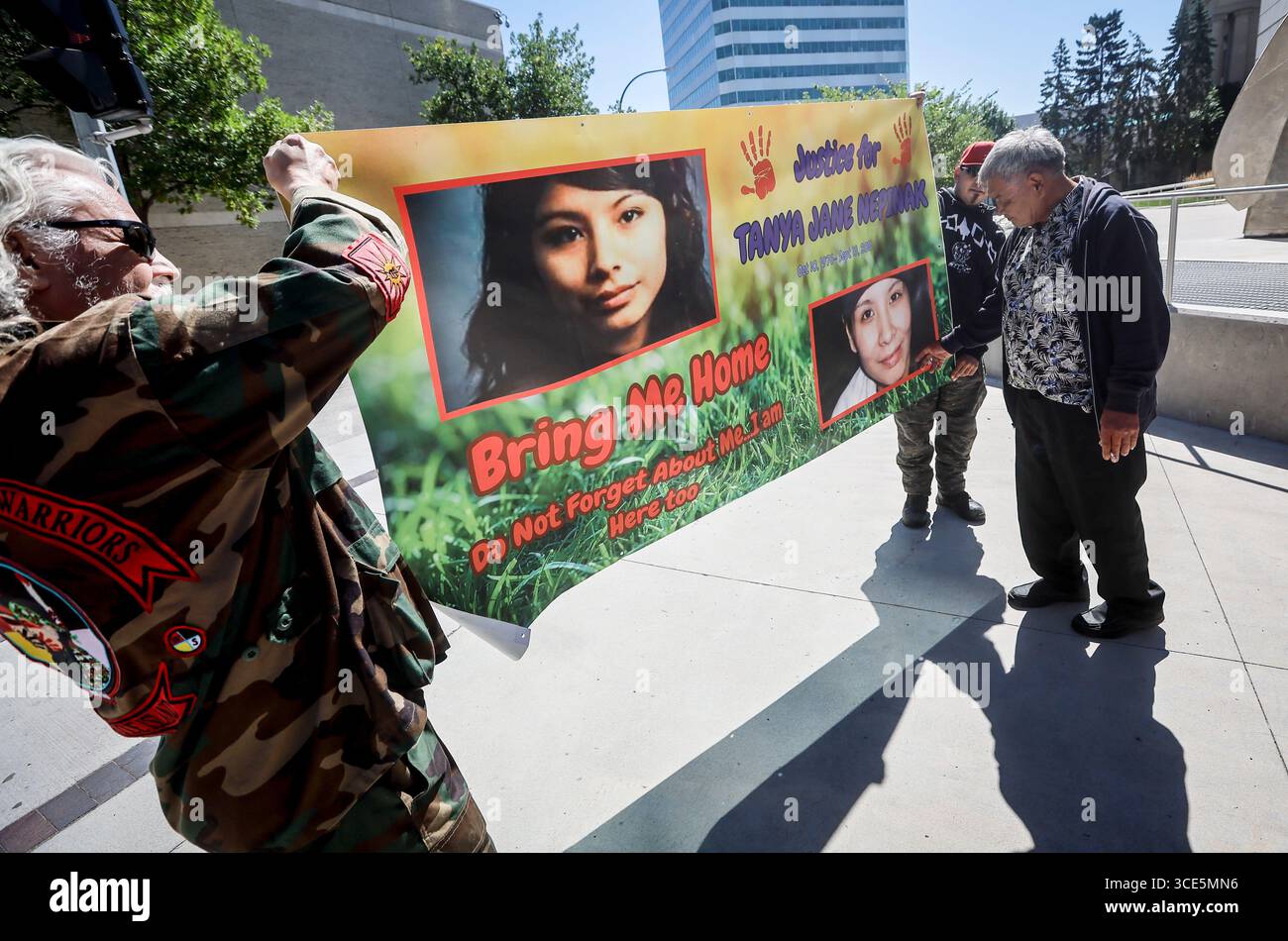 Albert Shingoose, father of Ashlee Shingoose, who was murdered by ...