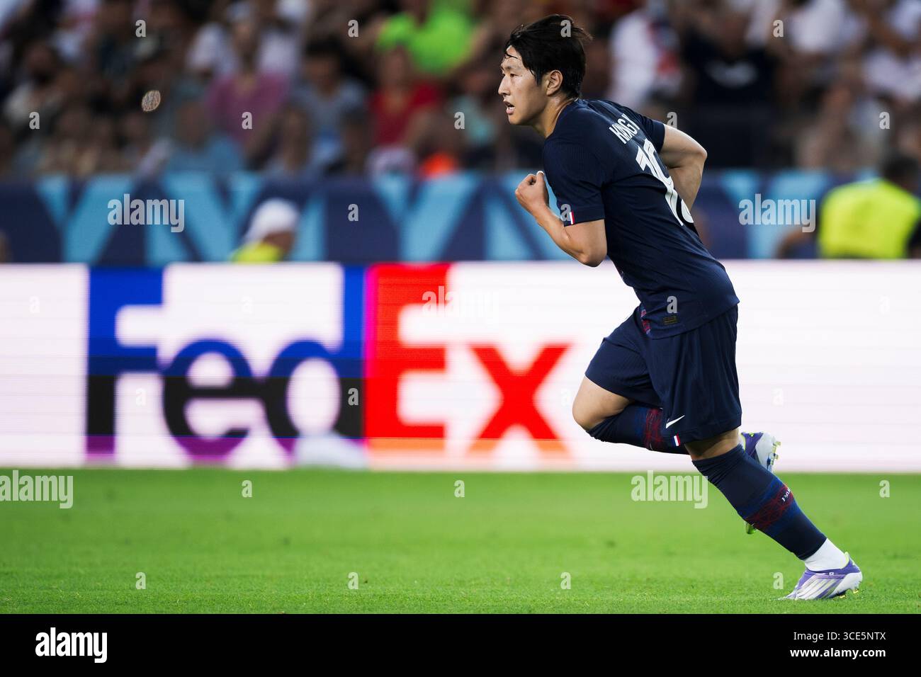 Kang-in Lee of Paris Saint-Germain FC celebrates after scoring a goal ...