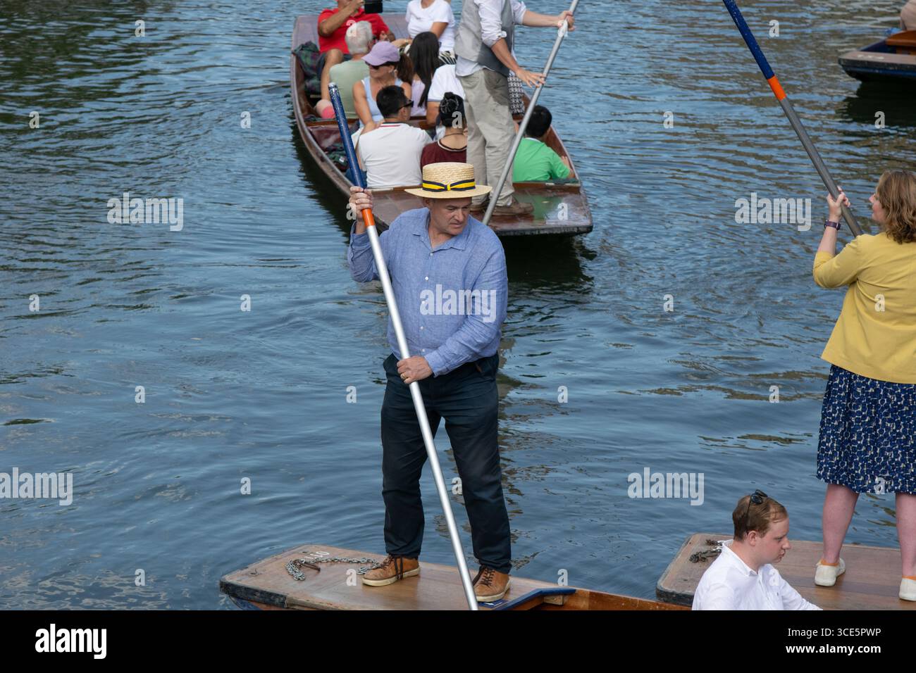 Cambridge, UK, 15th August 2025 – Ed Davey is joined by Cambridge ...