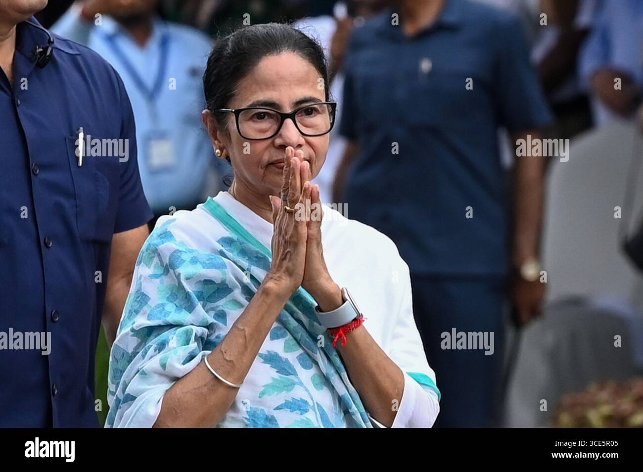KOLKATA, INDIA - AUGUST 15: Chief minister of West Bengal Mamata ...