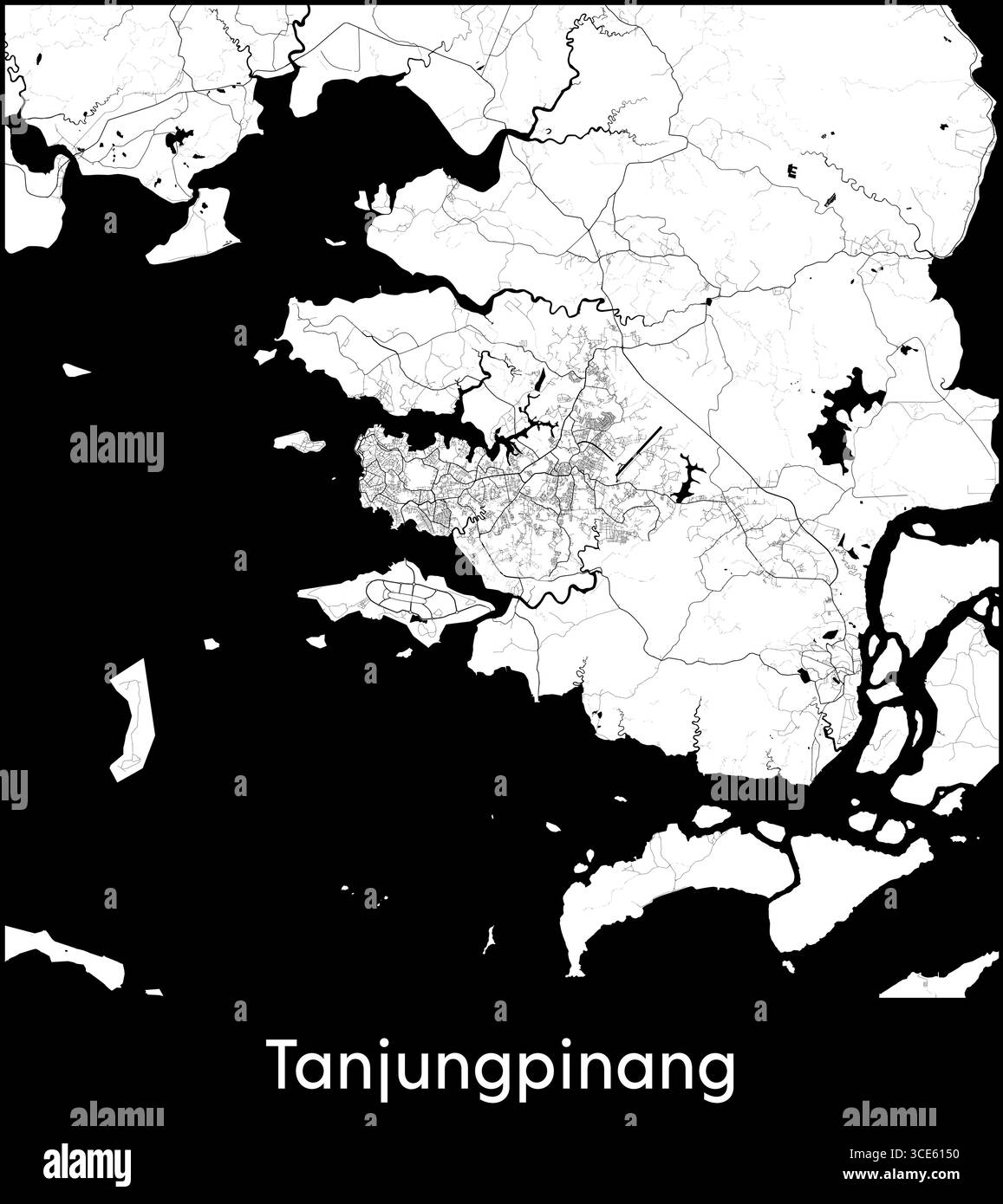 Tanjungpinang outline hi-res stock photography and images - Alamy