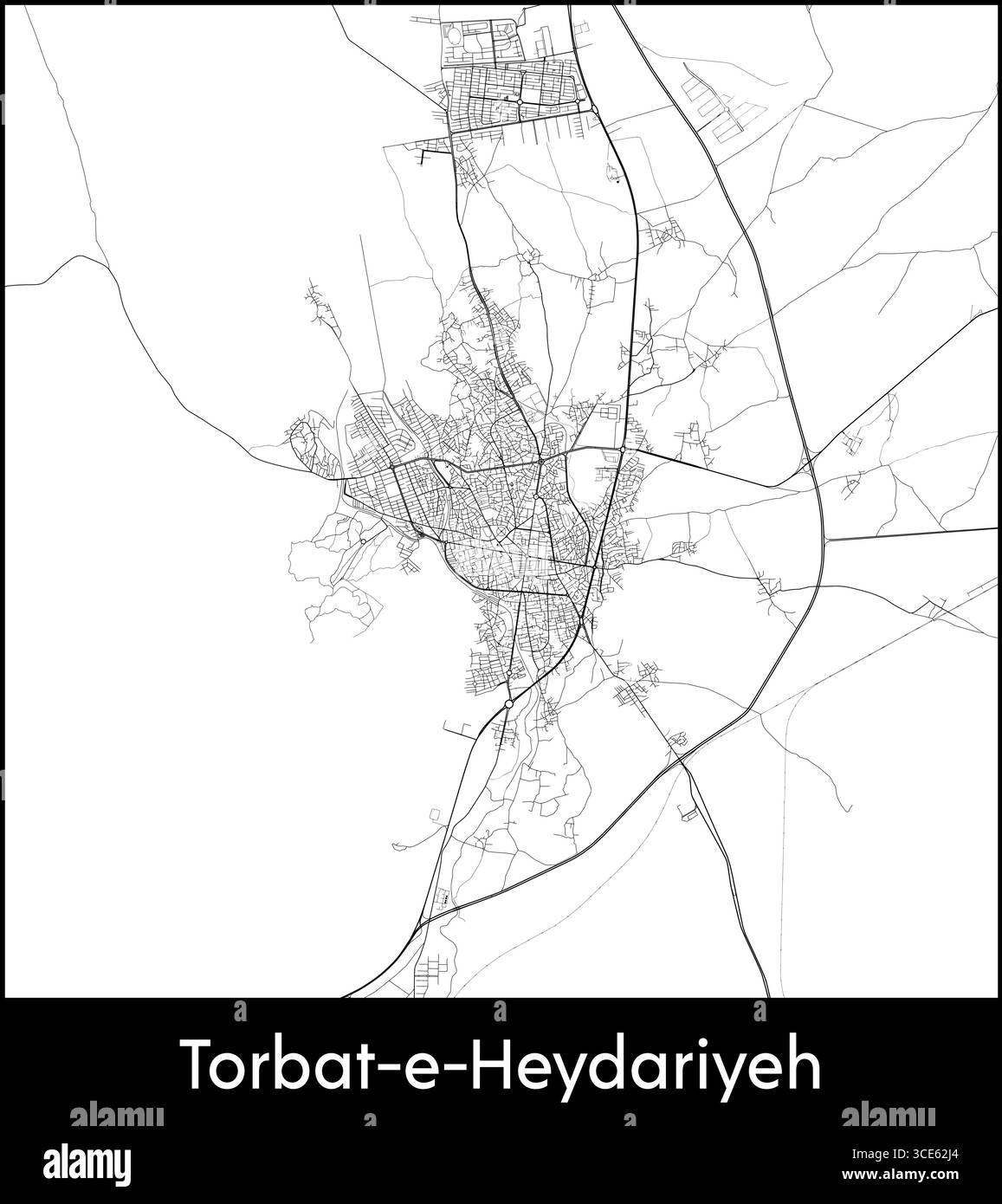 Torbat e heydariyeh map hi-res stock photography and images - Alamy