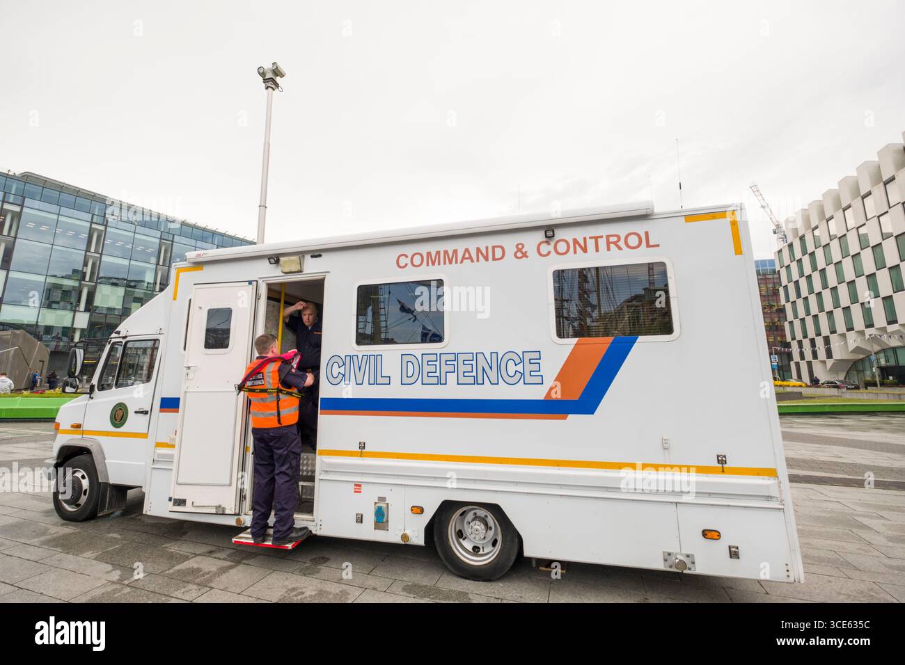 Irish Civil Defence Mercedes-Benz Vario 815 D mobile incident command ...
