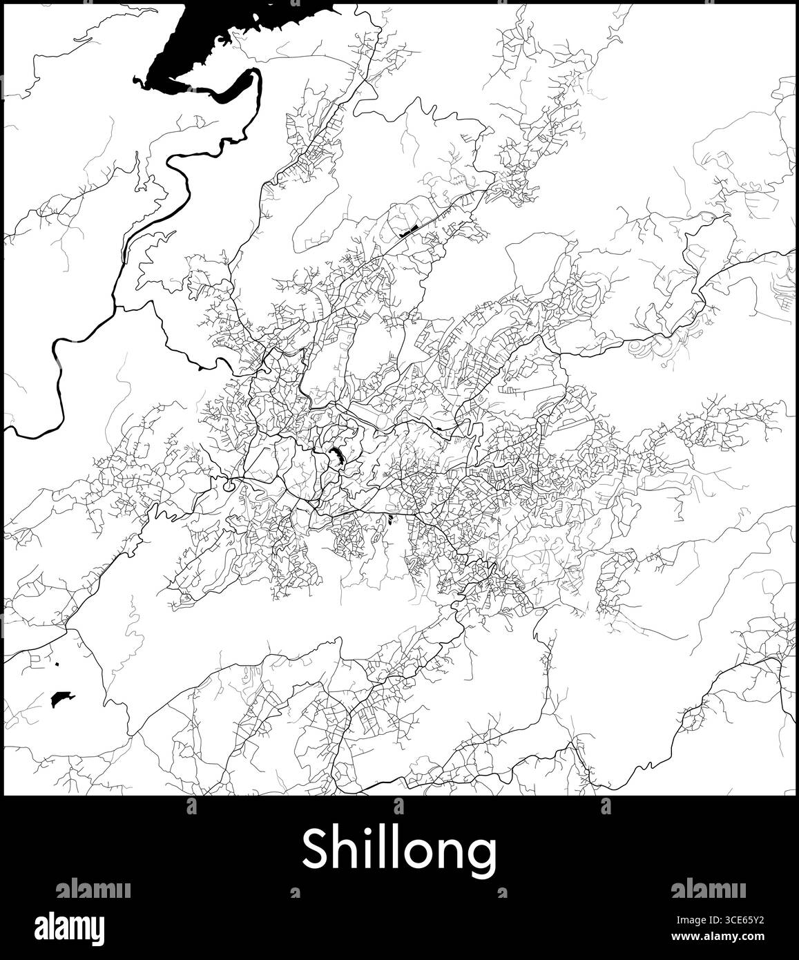 Shillong Stock Vector Images - Alamy