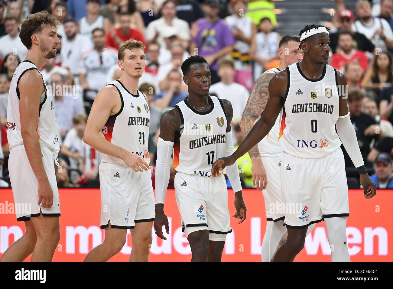 from left:Franz WAGNER (GER), Justus HOLLATZ (GER), Dennis SCHROEDER ...