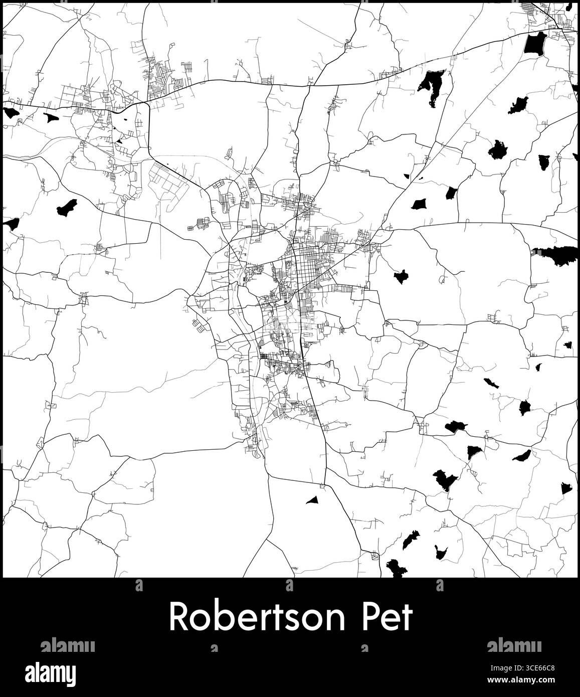 Robertson outline map Black and White Stock Photos & Images - Alamy
