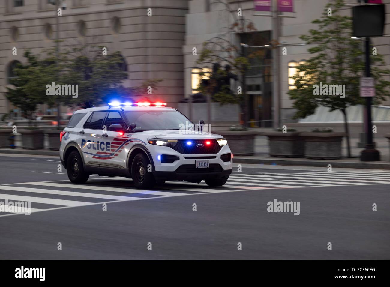 Washington, DC, USA - June 8, 2025: A MPDC (Metropolitan Police ...