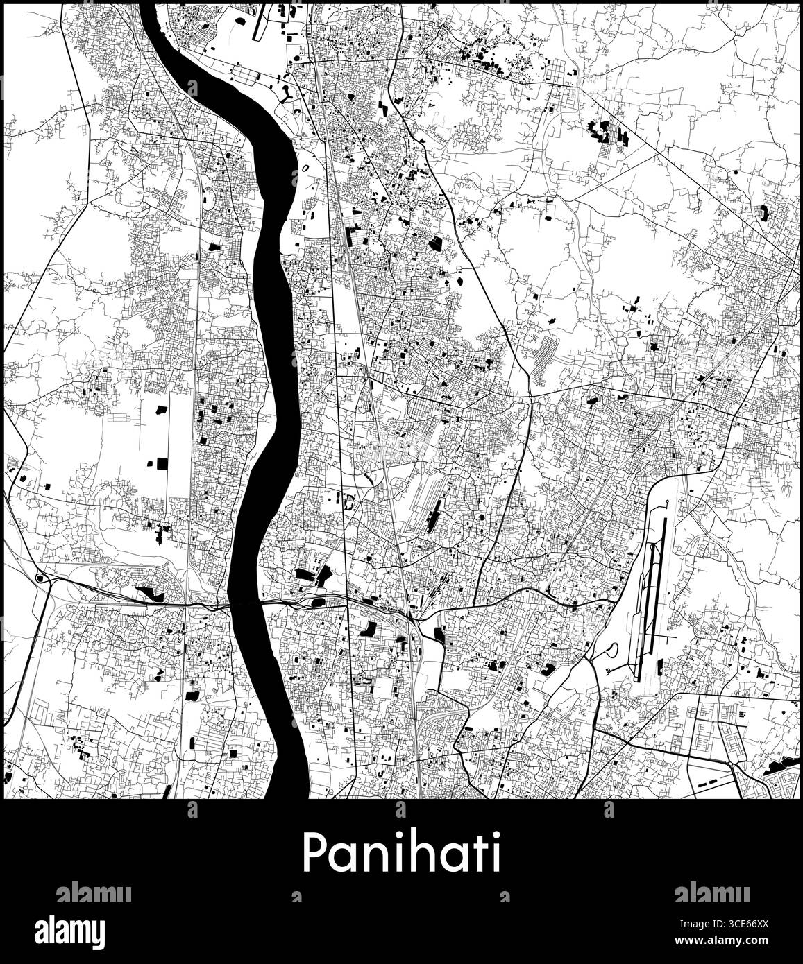 Panihati map hi-res stock photography and images - Alamy
